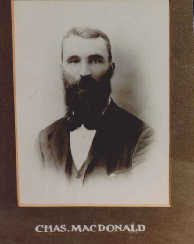 Portraits of Charles (Chas) MacDonald, Donald MacDonald and W.N ...