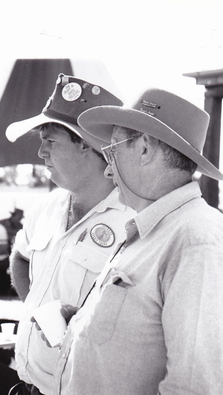 Photograph - Hank Cosgrove and Alan Smith Judging 1993.; May 1993 ...