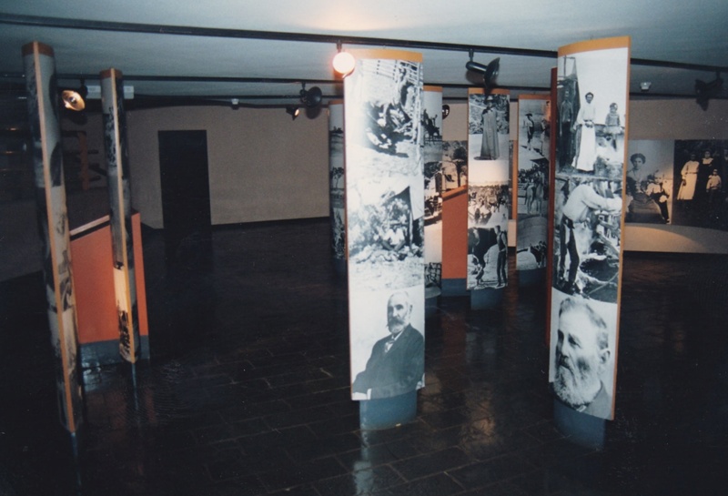Photograph of display inside Stockman's Hall of Fame; circa 1990's ...