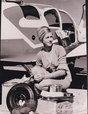 Photograph - Robin Miller Dicks, Women's pilot. ; 1961 - 1969; 15679 ...