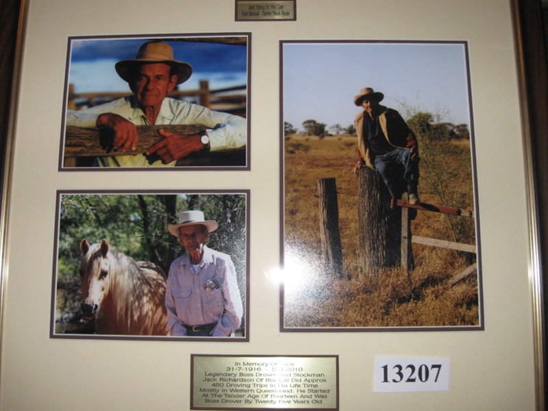 Photograph - Framed Images of legendary Boss Drover, Jack Richardson ...