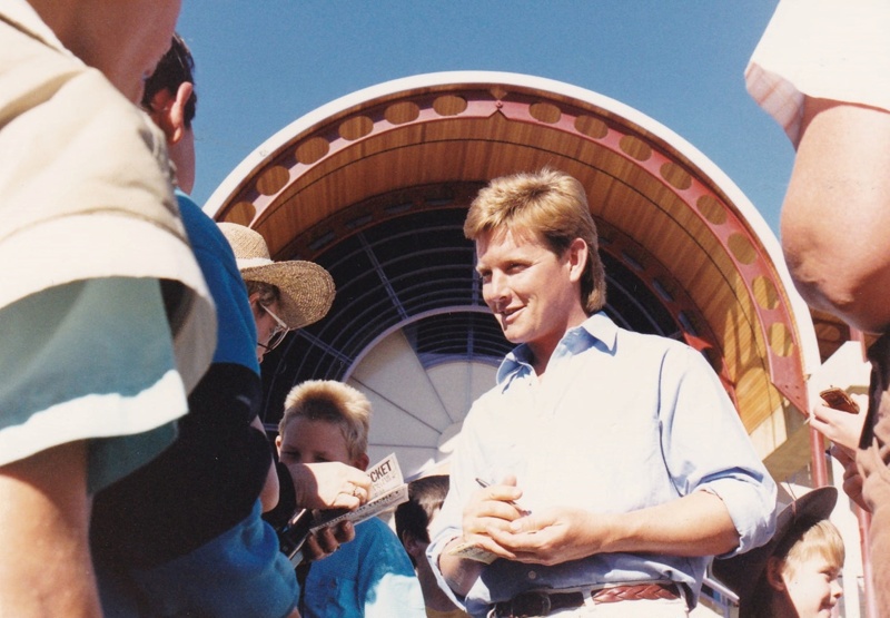 Photograph - Tom Burlingson at Drover's Reunion; May 1997; 16469 | eHive