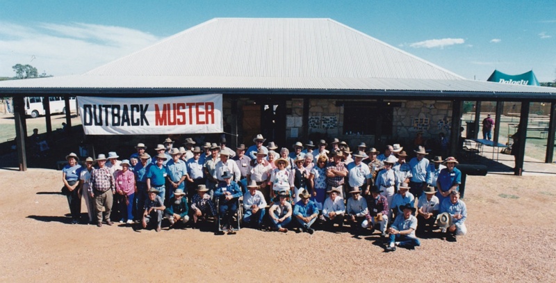 Photograph of group participating in 1996? Outback Muster. ; c 1996 ...