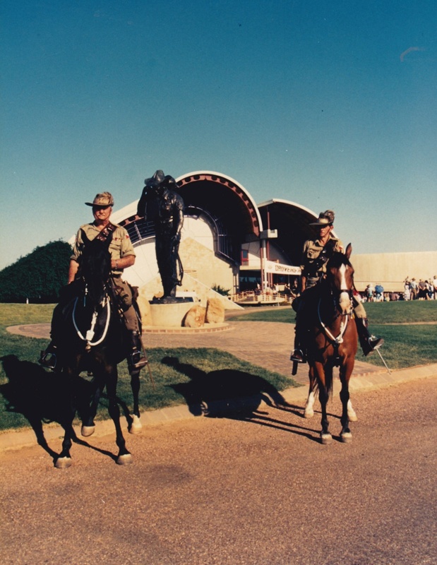Photograph - Light Horse re-enactment at the first Drover's Reunion ...