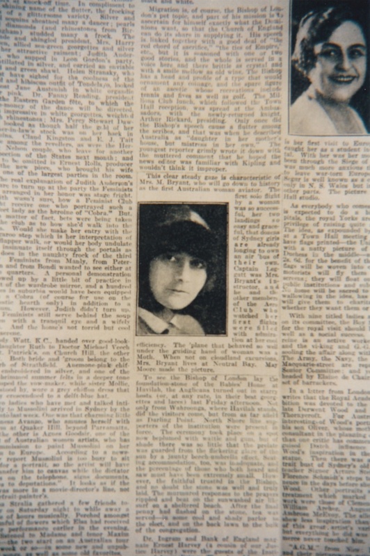 Photograph - Newspaper Clipping with Millicent Bryant. ; c 1930?; 15403 ...