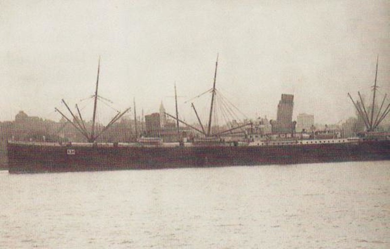 Photograph - The transport ship "Persic" carried the men of the Fifth ...