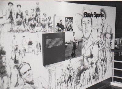 Photograph - Display Wall - Bush Sports; 9296 | eHive