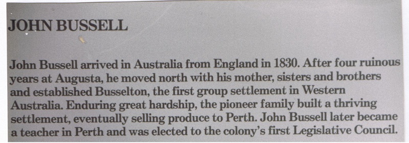 Photograph - Museum label, John Bussell.; 1988?; 9178 | eHive