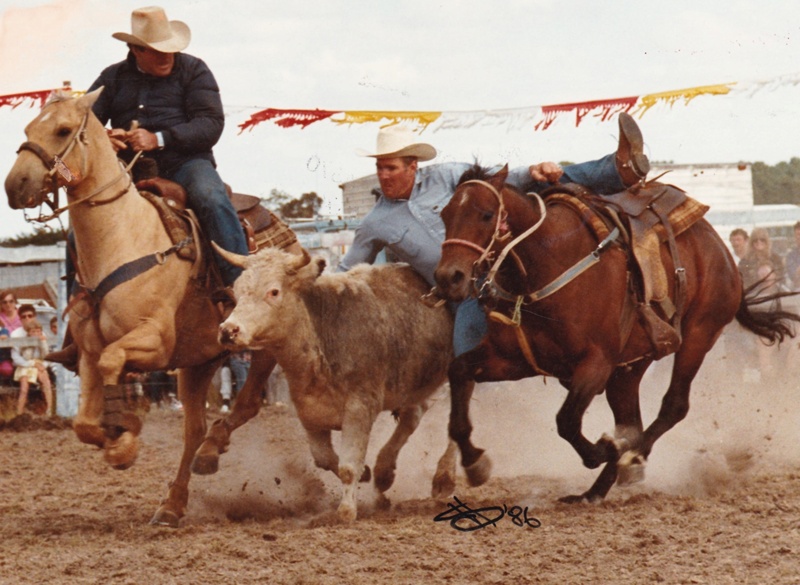 Photograph - Nev McCarthy performing at the Ballan Rodeo; 1986; 16207 ...