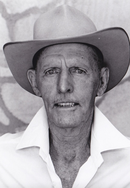 Photograph of Drover F. Willmington at First Drovers' reunion, Stockman ...