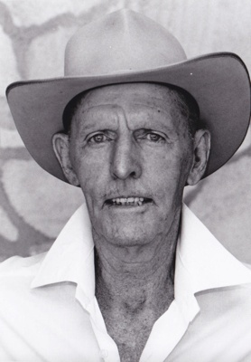 Photograph of Drover F. Willmington at First Drovers' reunion, Stockman ...