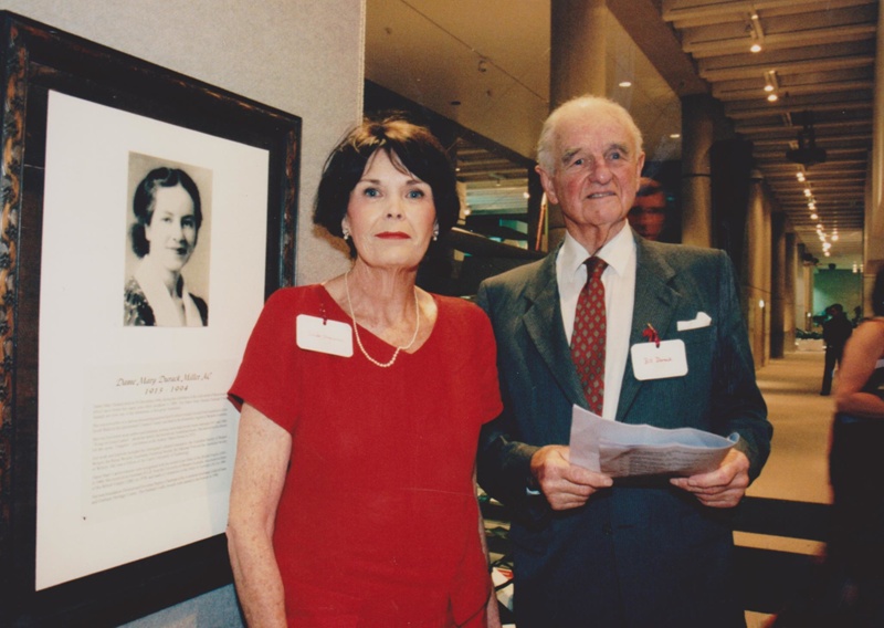 Photograph - Bill Durack and Unknown Woman at the Dame Mary Durack Art ...
