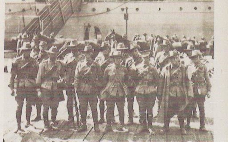 Photograph - Members of the 8th Light Horse Regiment just prior to ...
