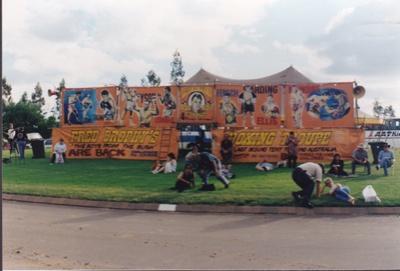 Fred Brophy's Boxing tent; 17904 | eHive