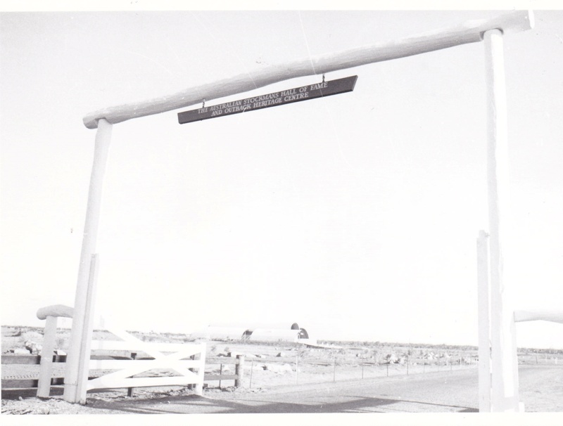 Photograph - Gallows Gate at Entrance to Australian Stockman's Hall of ...