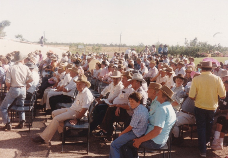Photograph - A Crowd of people attending the first Drover's Reunion ...