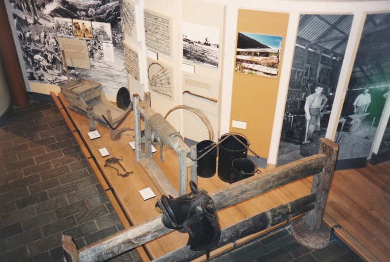 Photograph - Display at the Stockman's Hall of Fame. ; c 1990; 15842 ...