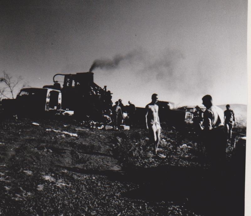 Photograph - Men with drilling rig; 9318 | eHive