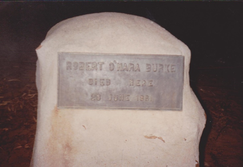 Photograph - Robert O'Hara Burke's Monument. ; Rourke, Les; 1988 ...