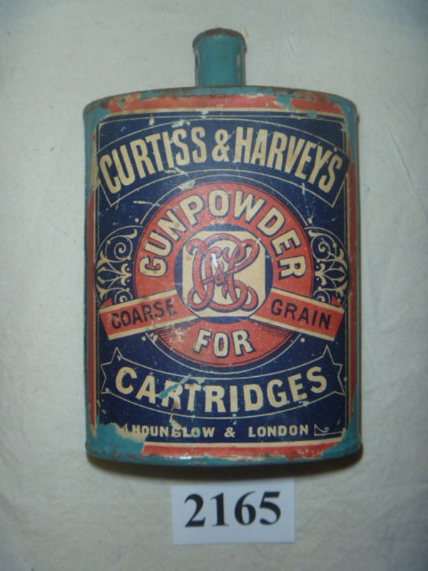 Gun powder tin; Curtiss and Harvey; Before 1988; 2165 | eHive