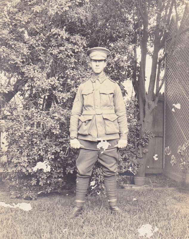 Photograph - Man dressed in World war 1 Officer's uniform. ; 1914 ...