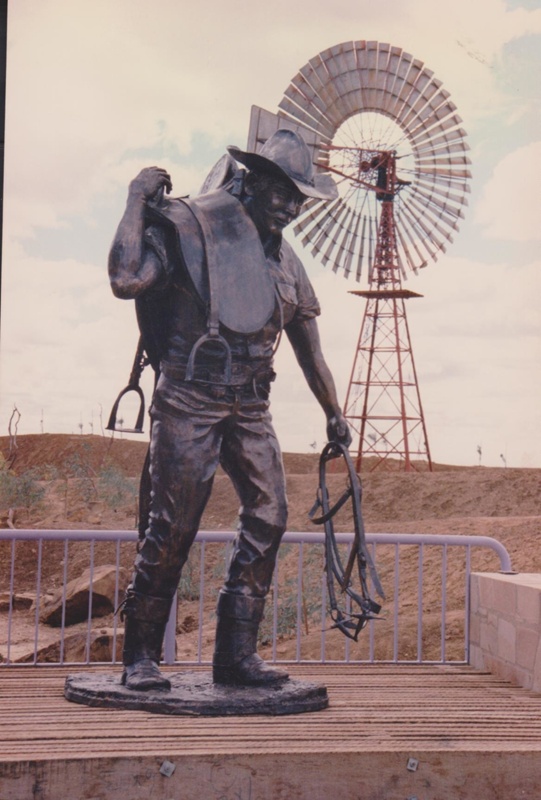 Photograph - Eddie Hackman's Ringer at the Australian Stockman's Hall ...