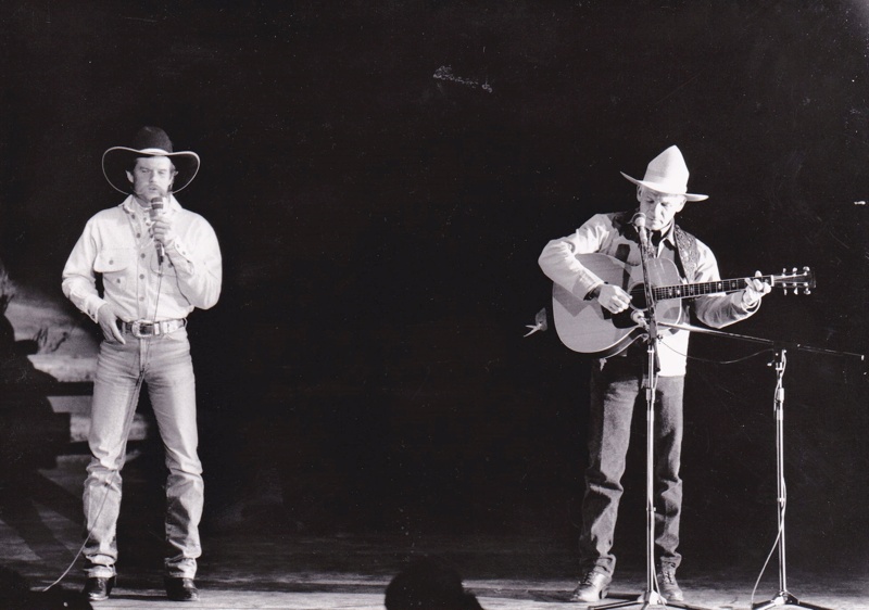 Photograph - Waddie Mitchell and Don Edwards at the Sixth Cowboy Poetry ...