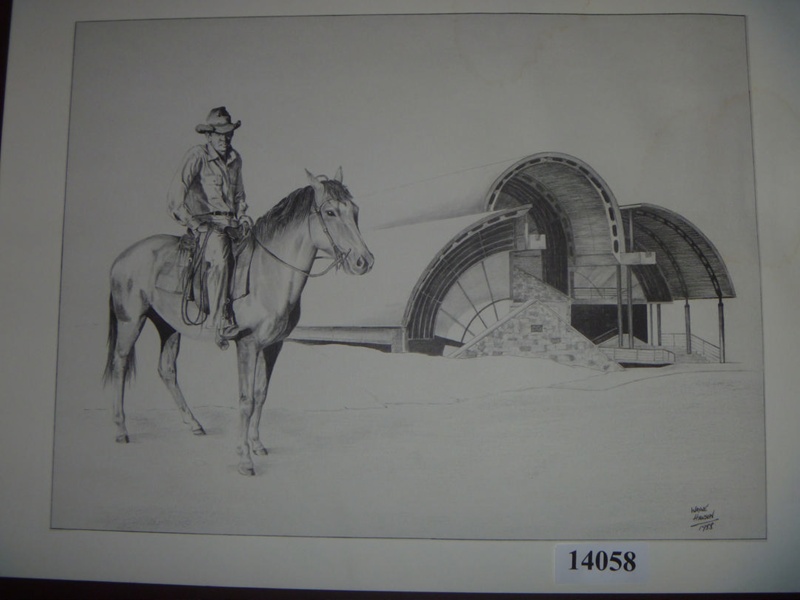 Art Work print - Australian Stockman's Hall of Fame and a Stockman ...