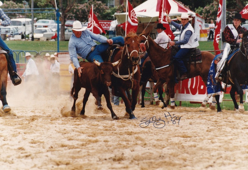 Photograph - Nev McCarthy performing at Sydney Spectacular. ; Sally H ...