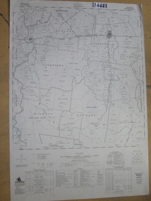 Map - Cadastral Map of Comet ; Department of Mapping and Surveying ...