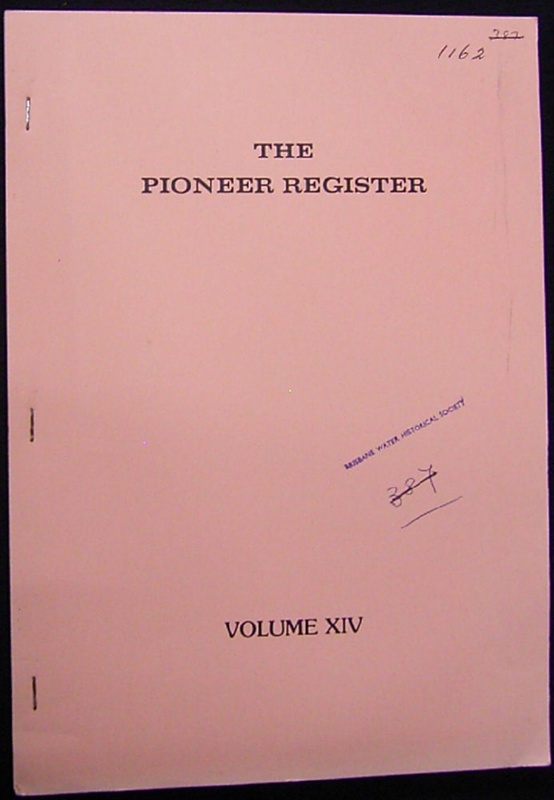 The Pioneer Register: Vol XIV; Dr. C J Smee; 0 908493 17 7; LIB.2023. ...