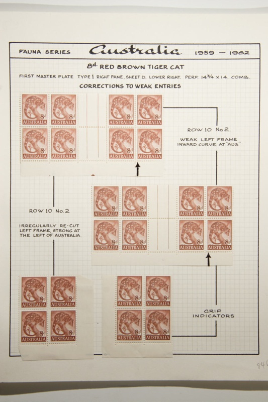 Page 846, 1960 Zoologicals - 8d Tiger Cat mint blocks of 8 (x2) and 4 ...
