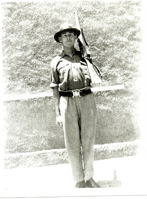 Constable John WC Cassidy With Rifle; 1937; PM1826 | eHive