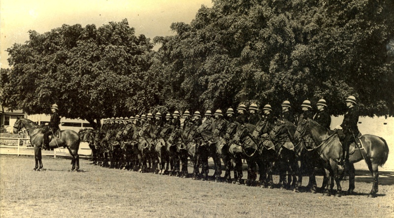 Queensland mounted police, led by Acting Sergeant William Kiddell; 1934 ...