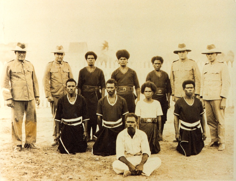 Constable Harry Nuss and Thursday Islanders; 1930; PM2162 | eHive