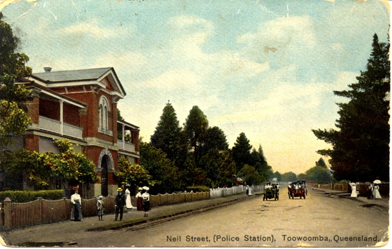 Neil Street police station, Toowoomba; 1908; PM1671 | eHive