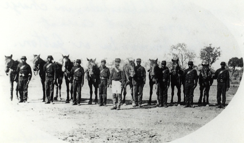 A Native Mounted Police detachment; 1860; PM1194 | eHive
