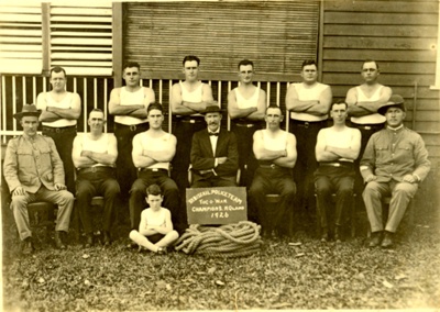 Innisfail Police Tug-O'-War team; 1926; PM0815a | eHive