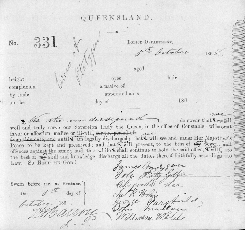 Police service for William WEBB; Qld Police Museum; 20.10.2022; QPM ...