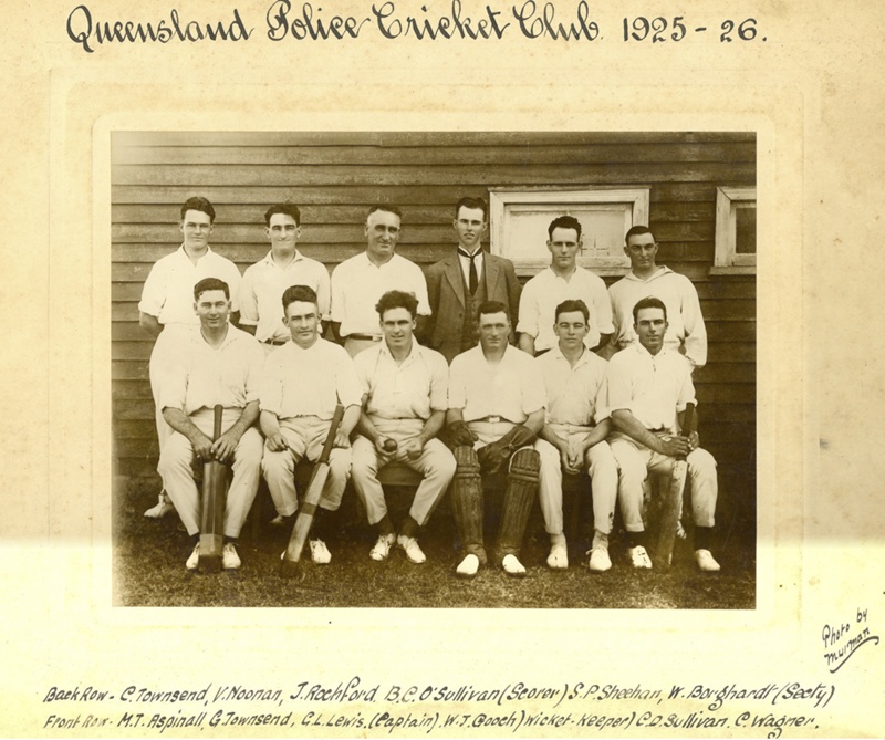 The Queensland Police Cricket Club Team; 1925; PM1839 | eHive