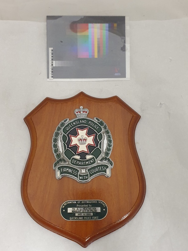 Distinguished Service Plaque; Presenta Products; 1986; QP302-1 | eHive