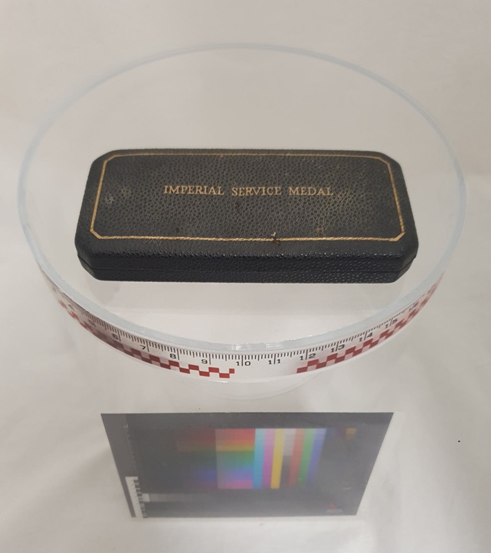 Box for Imperial Service Medal; Royal Mint; 1949; QP636-3 | eHive