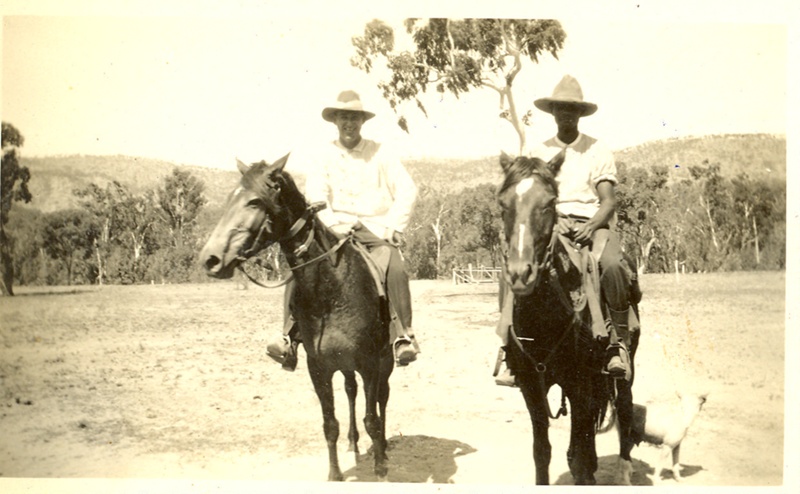 Sergeant James Parker and Native Tracker at Bowen; 1932; PM1454 | eHive