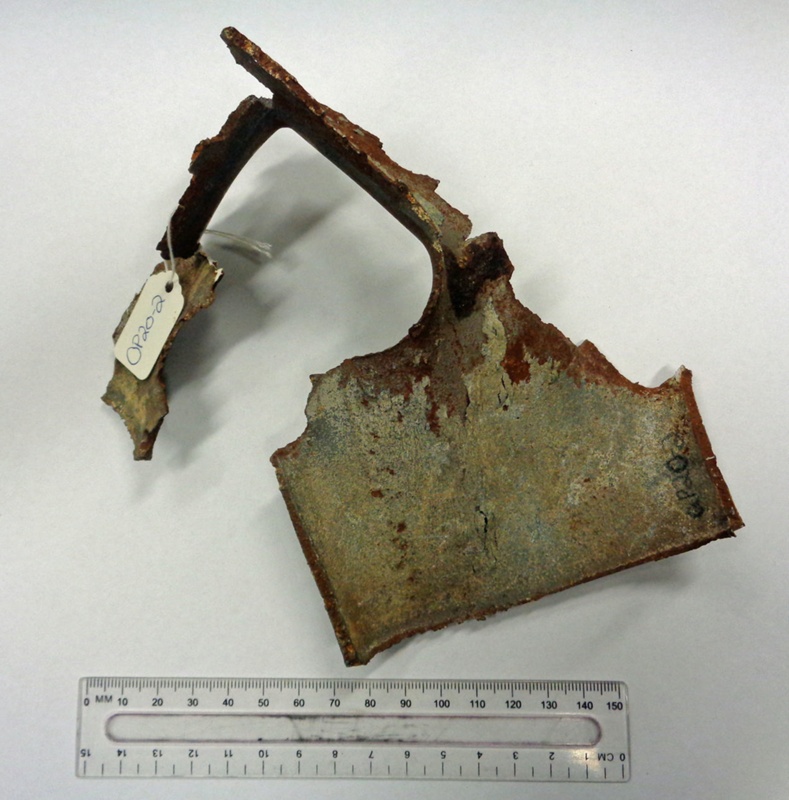 Fragment of Pipe Bomb; Karl Kast; 01.12.1955; QP20-2 | eHive