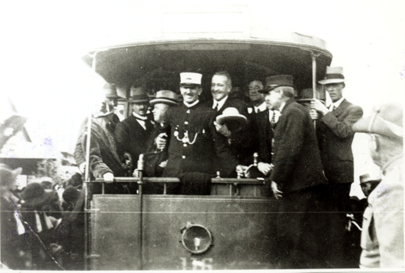 First tram to the Grange.; 1 July 1928; PM0728 | eHive