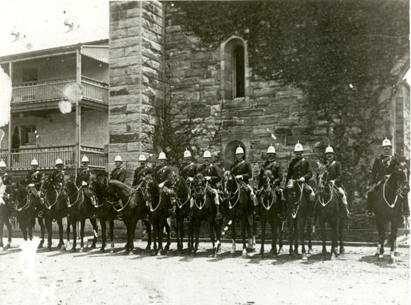 Queensland Mounted Police at Petrie Terrace Police Depot on the ...