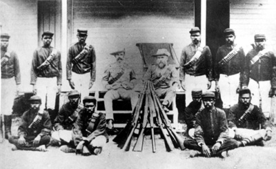 Native Mounted Police at Coen, North Queensland; 1896; PM0635 | eHive