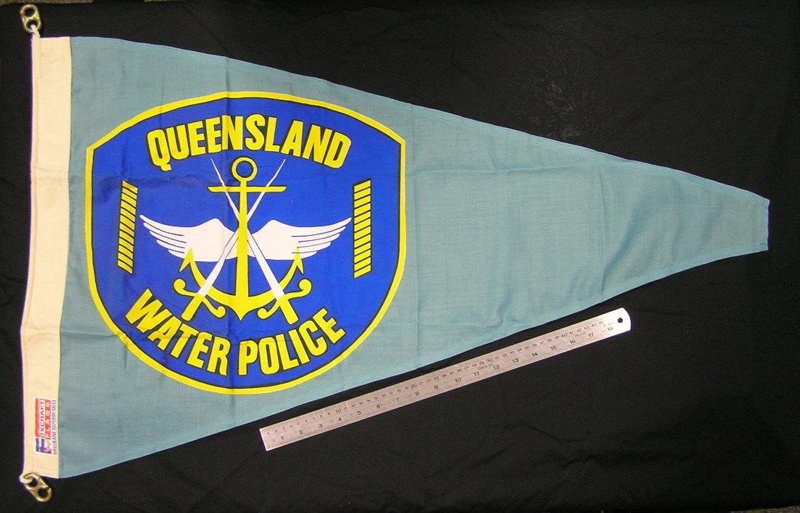 Queensland Water Police Ensign; Oxcraft Flags; 1990; QP132 | eHive