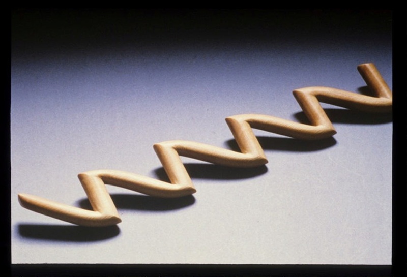 Two zig zag breast works; Gough, Rowena; 1984; 1063026 | eHive