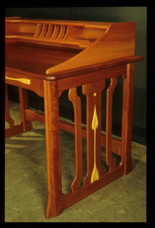 Rosewood Writing Desk (detail); Walker, Richard; 1061004 | eHive